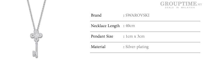 GA0117 SWAROVSKI Noble Mini Key Necklace_BEST SELLING_DUCHESS Malaysia ...
